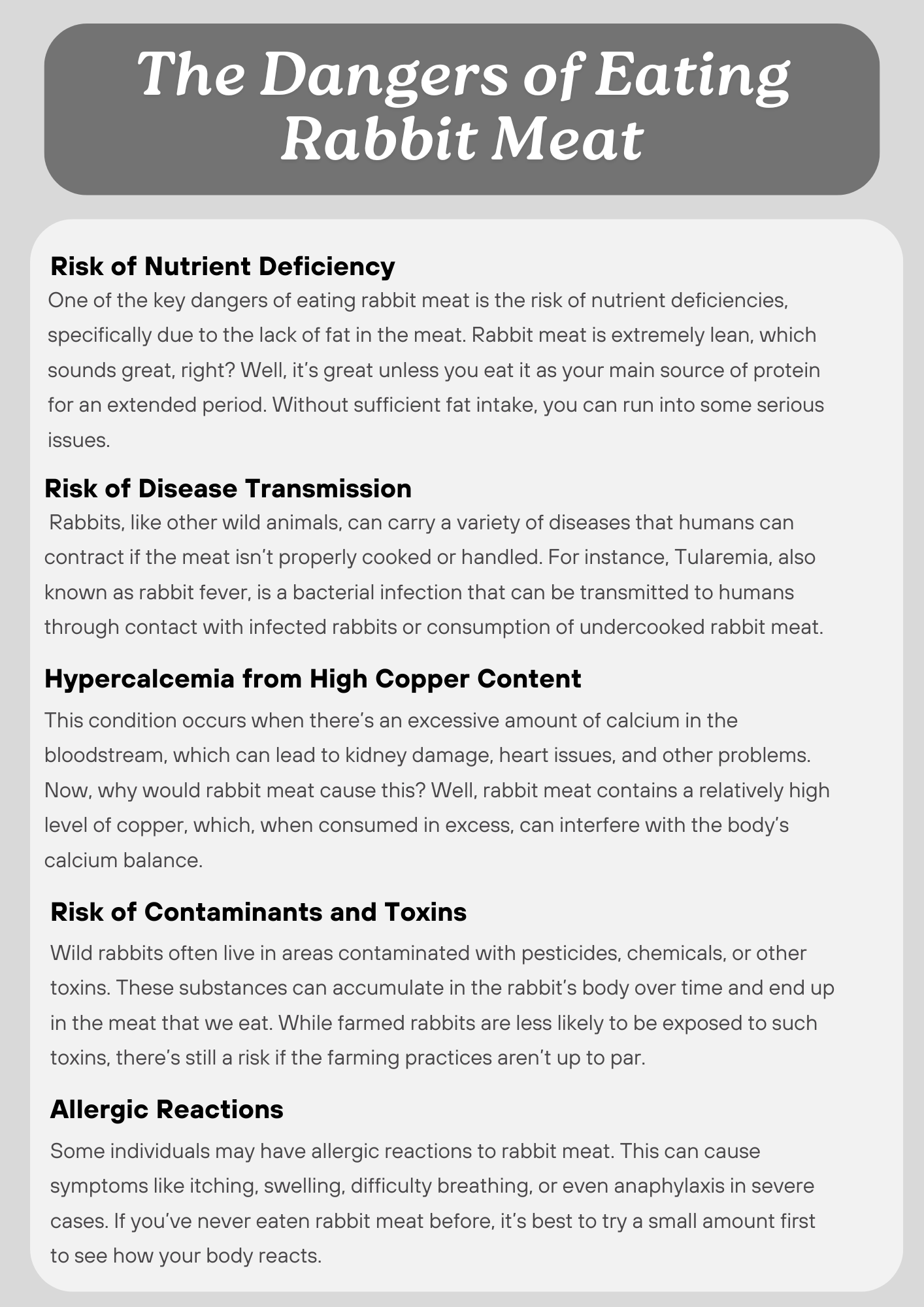 The Dangers of Eating Rabbit Meat: What You Need to Know